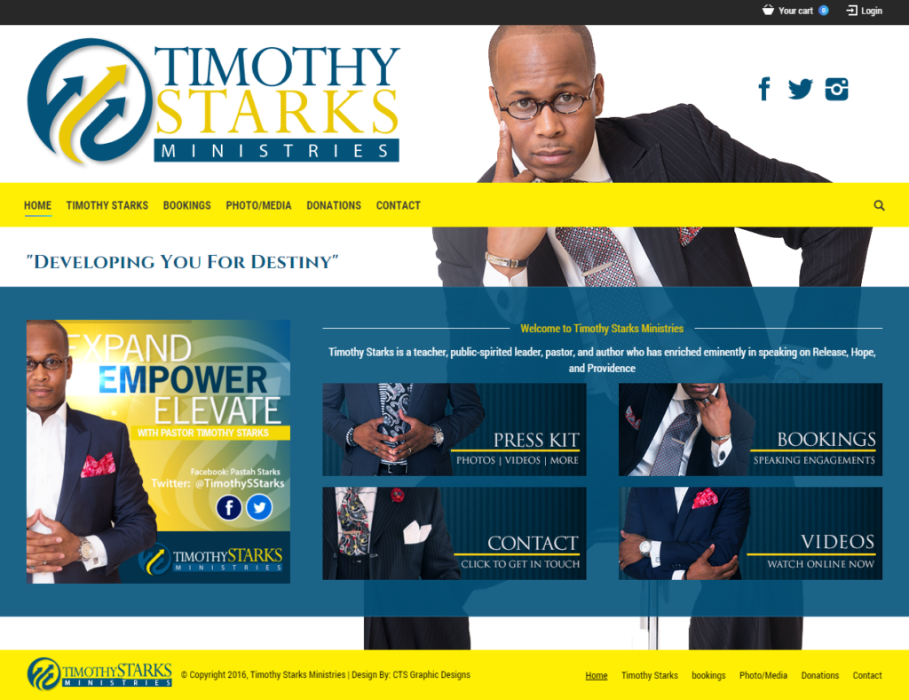 Timothy Starks Ministries – CTS Graphic Designs